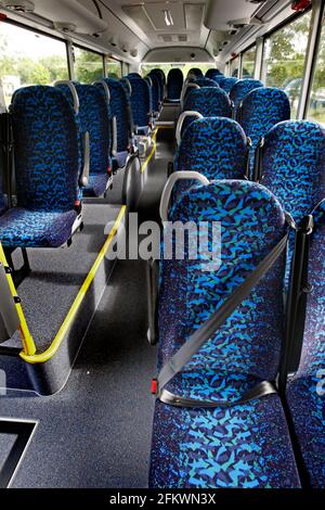 Inside a bus, Linköping, Sweden Stock Photo - Alamy
