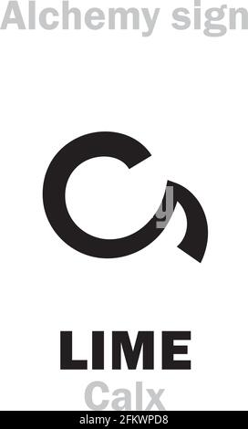 Alchemy Alphabet: LIME (Calx), Limestone, Chalk. Also: Calcia, Calcaria ...