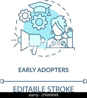 Early adopters concept icon Stock Vector Image & Art - Alamy