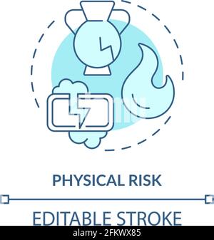 Physical risk concept icon Stock Vector Image & Art - Alamy