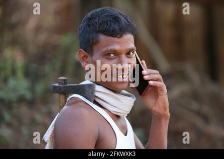 Khonds, tribal community in India Stock Photo - Alamy