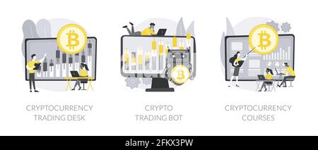 Digital tokens abstract concept vector illustrations Stock Vector Image ...