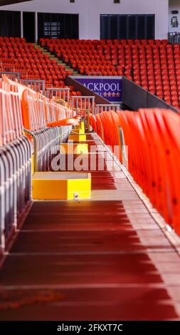 A general view before the Sky Bet Championship match at Deepdale ...