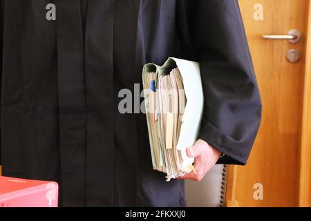 Symbol image of a court hearing in Germany with BGB (German Civil Code ...