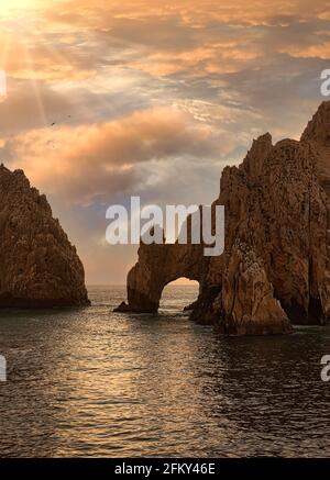 Los Arcos in Cabo San Lucas,is the landmark of this city in Mexico. The ...