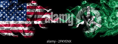 Smoke flags of Japan, Japanese and Japan, Japanese, Iwanai, Hokkaido ...