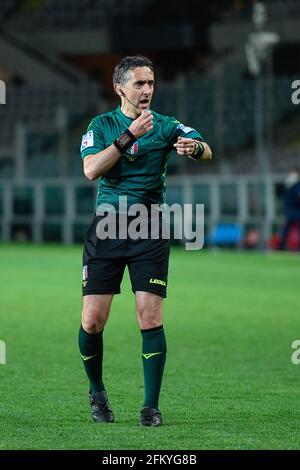 Turin, Italy, 3rd May 2021. Juraj Kucka of Parma Calcio shields the ...