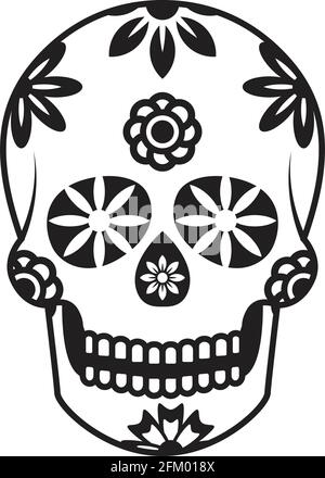 Mexican Skill Calaveras Pattern Stock Vector Image & Art - Alamy