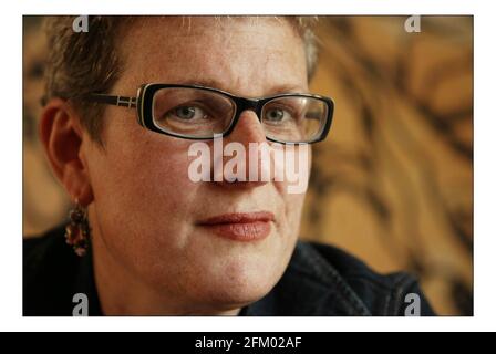 Meg Rosoff at home in Londonpic David Sandison 14/9/2005 Stock Photo ...