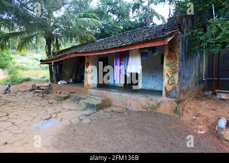 Rural indian village houses. Andhra Pradesh, India Stock Photo - Alamy