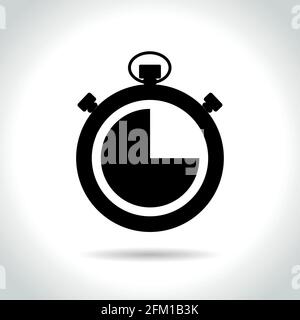 Time icon on white background for graphic and web design, Modern simple ...