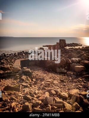 Abandoned old military outpost in Dagshog, Sweden Stock Photo - Alamy