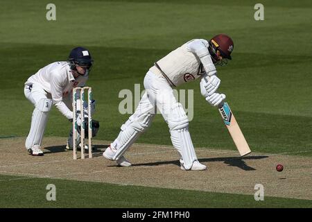 Ryan Patel in batting action for Surrey during Essex Eagles vs Surrey ...