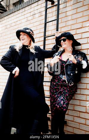 Melissa Brooke Belland and Tracey Bryn of Voice of the Beehive at a ...