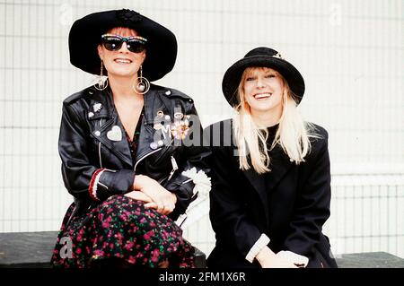 Tracey Bryn and Melissa Brooke Belland of Voice of the Beehive at a ...