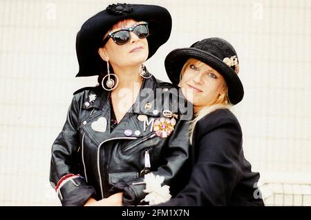 Tracey Bryn and Melissa Brooke Belland of Voice of the Beehive at a ...