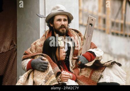 Mark Rylance (Prospero), Toshie Ogura (Miranda) in THE TEMPEST by ...