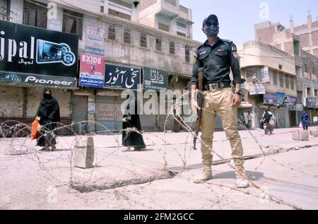 Police staffs stand alert to avoid any untoward incident while security ...