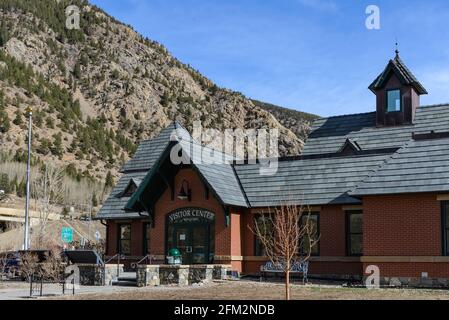 Visitor Center at George, Colorado, USA Stock Photo - Alamy