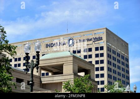 Indiana government center Indianapolis Indiana USA Stock Photo - Alamy