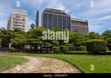 Paris Square and Park in Rio de Janeiro City, Brazil Stock Photo - Alamy