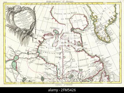 Antique Maps of the World, Map of Canada, Old Map of Canada, Vintage ...