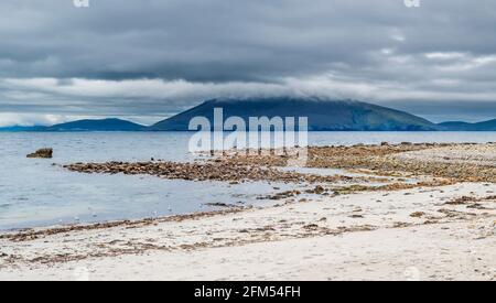 View towards Achill Island from Falmore (An Fal Mor), Mullet Peninsula ...