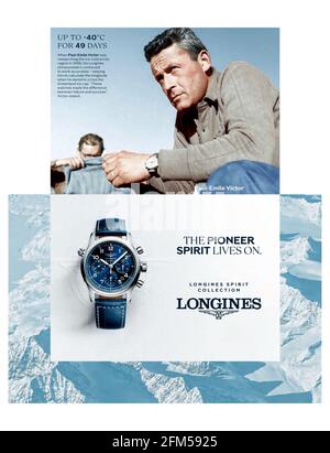 2020s UK Longines Magazine Advert Stock Photo - Alamy