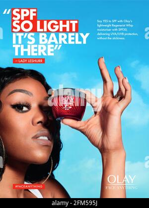 2020s UK Olay Magazine Advert Stock Photo - Alamy