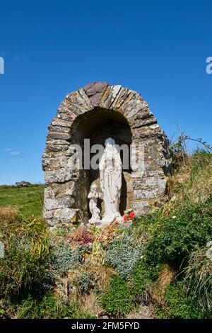 St Non's Well, a holy well and shrine dedicated to the mother of St ...