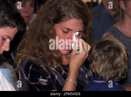 Maria Stevens widow of murdered white farmer David Apr 2000 Memorial ...
