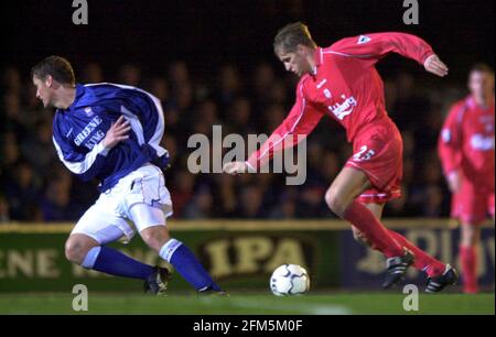 Ipswich Town v Liverpool April 2001 Westerveld makes a save Stock Photo ...