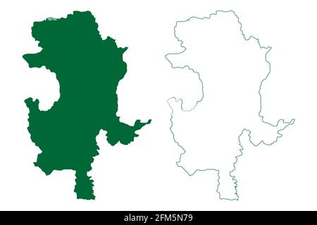 Gwalior district (Madhya Pradesh State, division, Republic of India ...