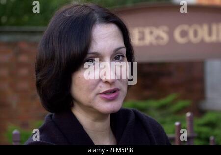 Cleo Scott (C) mother of Keita Craig, outside Westminster Coroners ...