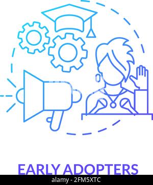 Early adopters concept icon Stock Vector Image & Art - Alamy