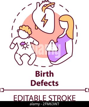 Birth defects concept icon Stock Vector Image & Art - Alamy