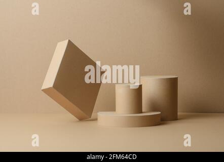 Product Photography Mockup Base Platform Props Background Shapes Blocks ...