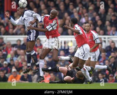 Arsenal v Tottenham Hotspur March 2001 Stock Photo - Alamy