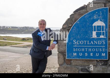 Freaserburgh, Scotland, UK. 6th May, 2021. PICTURED: Alex Salmond ...