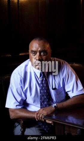 Colin Moses, National Chairman of the Prison Officers Association gives ...