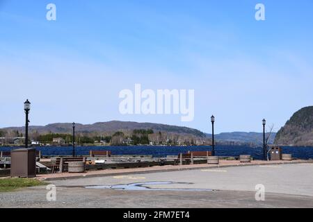 Scenic St-Maurice river in southern Quebec Stock Photo - Alamy