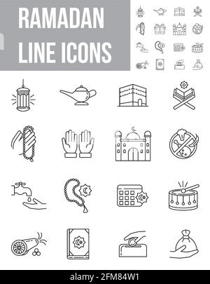 Beautiful Islamic vector icon set Stock Vector Image & Art - Alamy