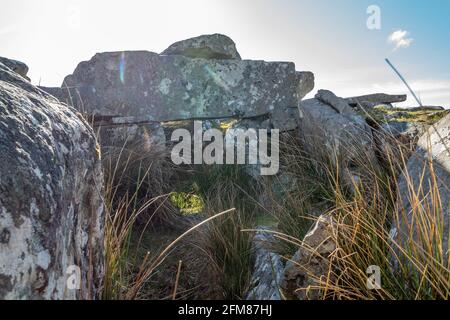 The Malinmore Memorial Tomb by Gelcolumbkille in Donegal, Ireland Stock ...