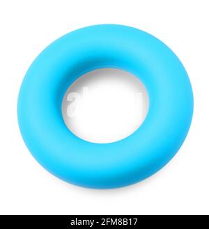 round blue carpal expander carved isolated on a white background Stock ...