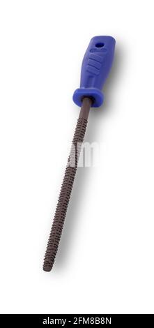 carpenter's rasp tool on white background Stock Photo - Alamy