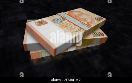 Singapore Dollar money pack 3d illustration. SGD banknote bundle stacks ...