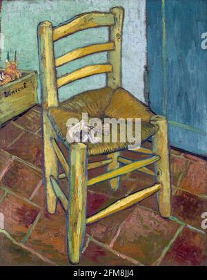 Van Gogh's Chair by Vincent van Gogh Stock Photo - Alamy