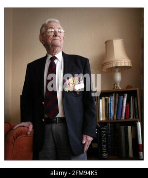 Regimental Sergeant Major Bill Hickman at home in north London.pic ...