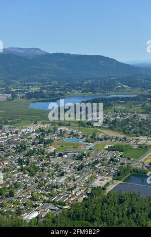 Aerial photo of the Cowichan Sportsplex and Somenos Lake, Vancouver ...