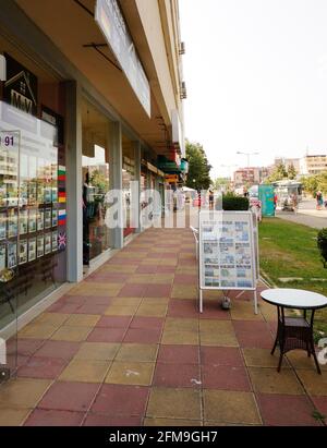 POZNAN, POLAND - Jan 26, 2014: Information sign at the Citadel park ...